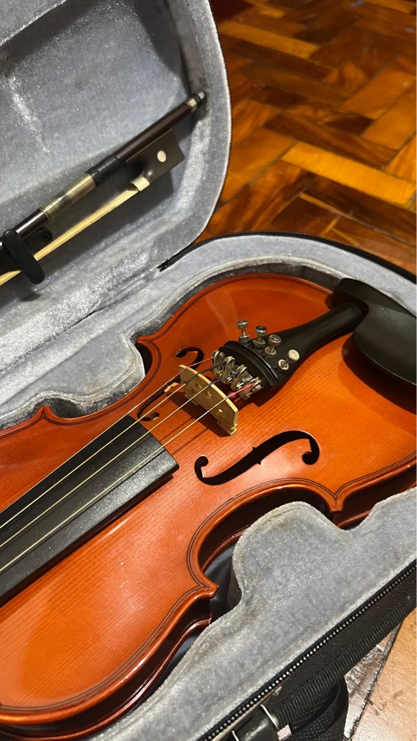 Soprano Violin (Secondhand) With Violin Box and Case, Hobbies & Toys ...