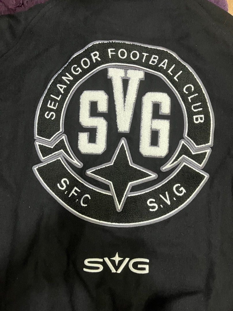 SVG X SELANGOR VARSITY BLACK, Men's Fashion, Coats, Jackets and ...