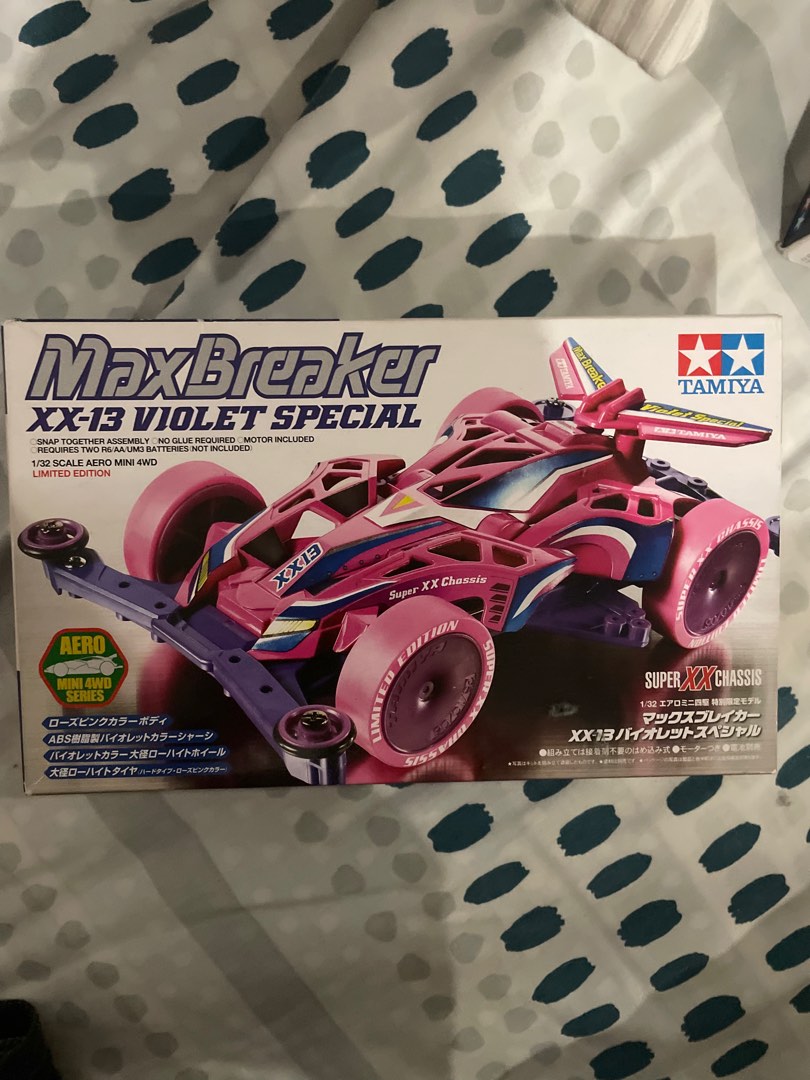 Tamiya Mini 4WD - 92261 - Max Breaker XX-13 Violet Special, Hobbies ...