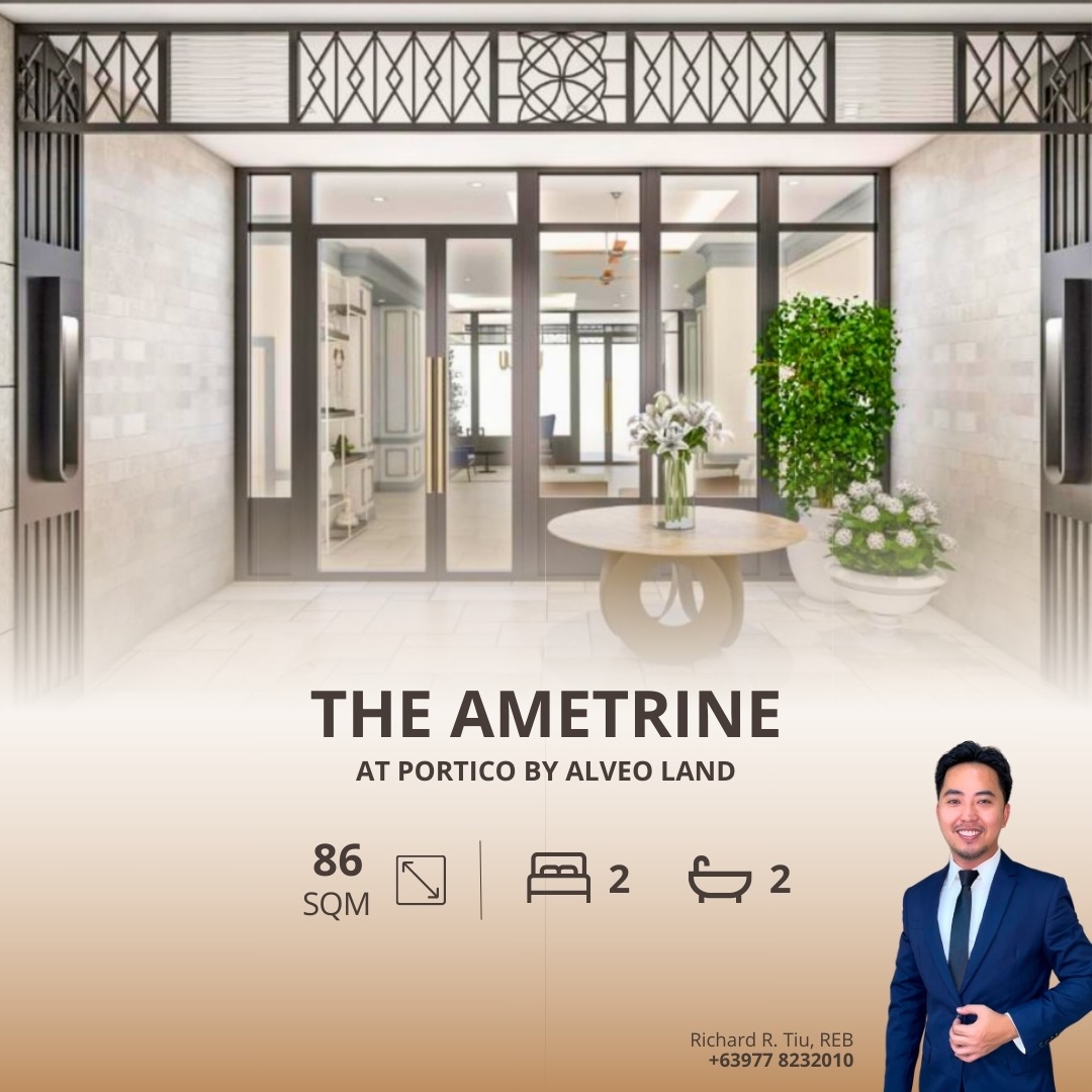 The Ametrine at Portico (Alveo) 2BR Two Bedroom Near Ortigas CBD, BGC ...