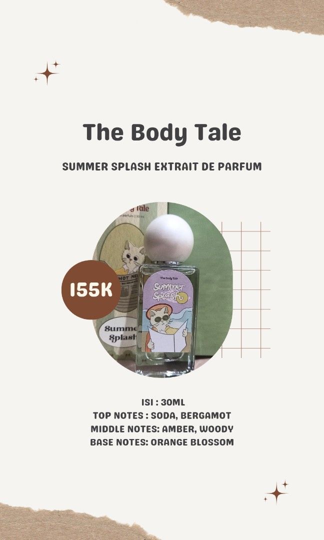 The Body Tale Summer Splash, Kesehatan & Kecantikan, Parfum, Kuku ...