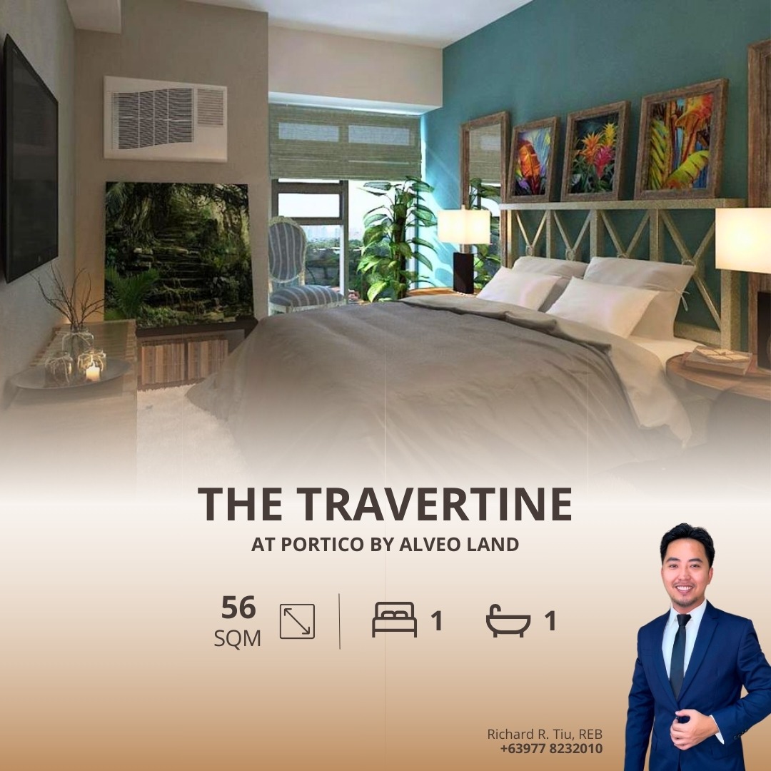 The Travertine at Portico (Alveo) 1BR One Bedroom Near Ortigas CBD, BGC ...