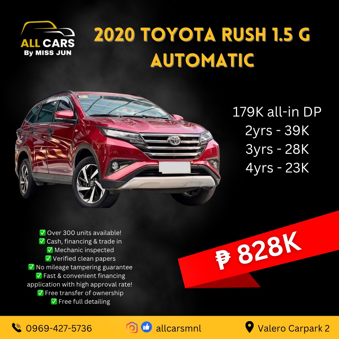 Toyota Rush 1.5 G Auto, Cars for Sale, Used Cars on Carousell