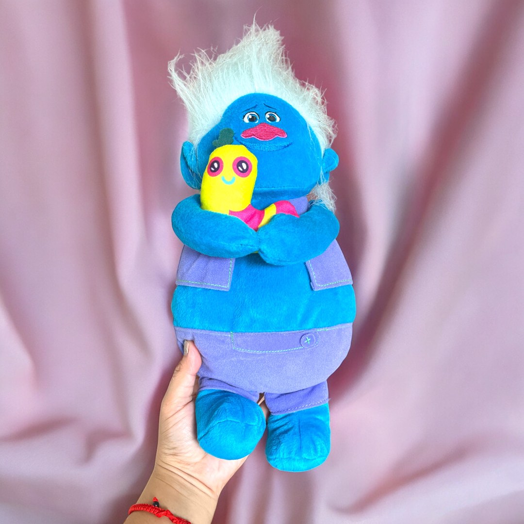 TROLLS TALKING BIGGIE PLUSH TOY ORIGINAL HASBRO, Hobbies & Toys, Toys ...