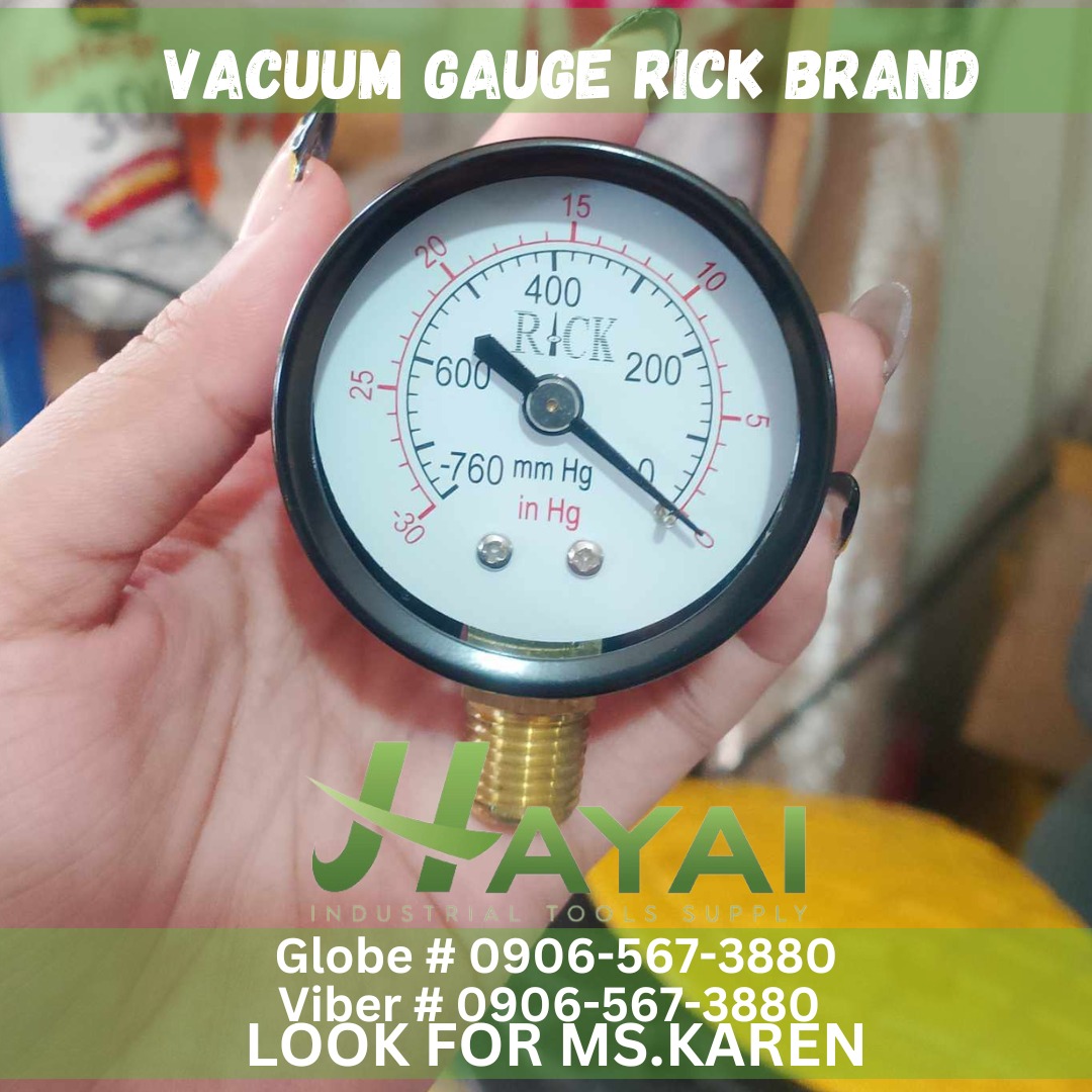 Vacuum Gauge Rick Brand 2InchesX30Vac, Commercial & Industrial ...