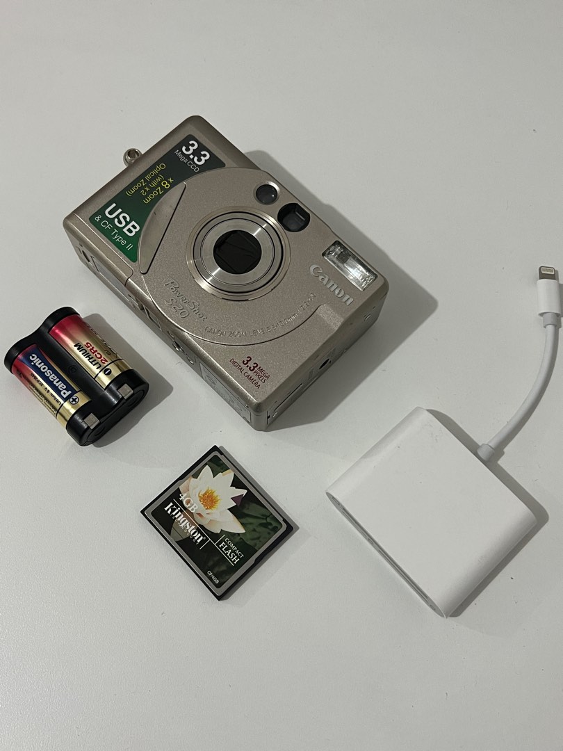 Vintage Canon PowerShot S20 ( digicam ), Photography, Cameras on Carousell