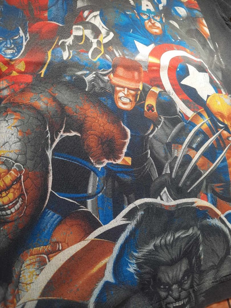 Vintage Marvel Mad Engine "double the trouble" shirt, Men's Fashion ...
