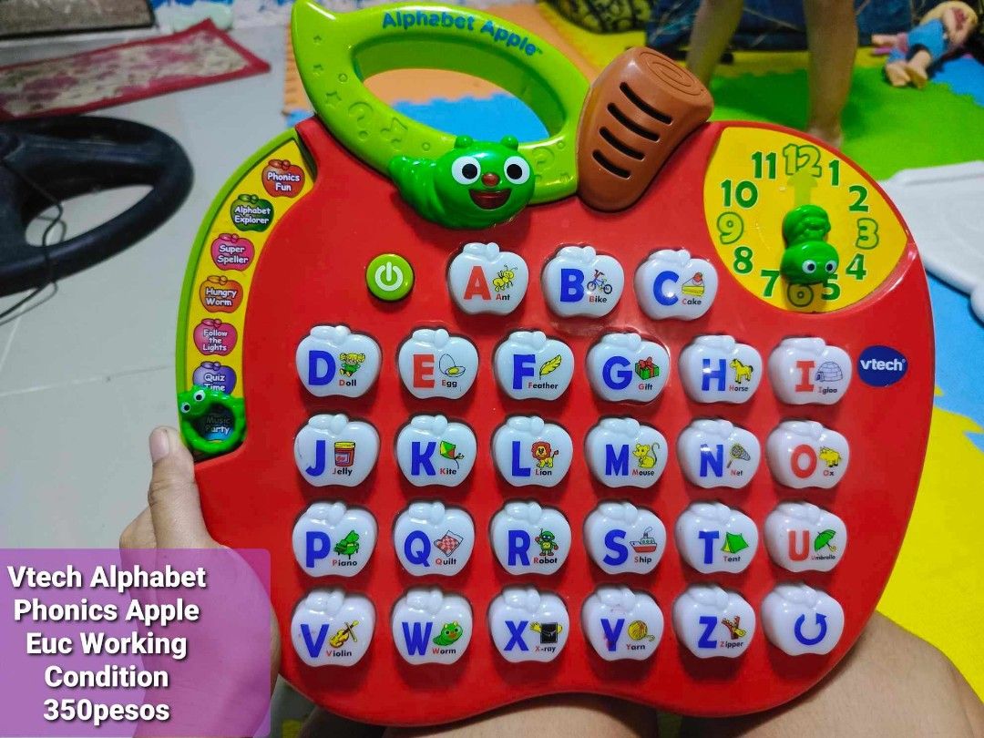Vtech Alphabet Phonics Apple 1, Hobbies & Toys, Toys & Games on Carousell