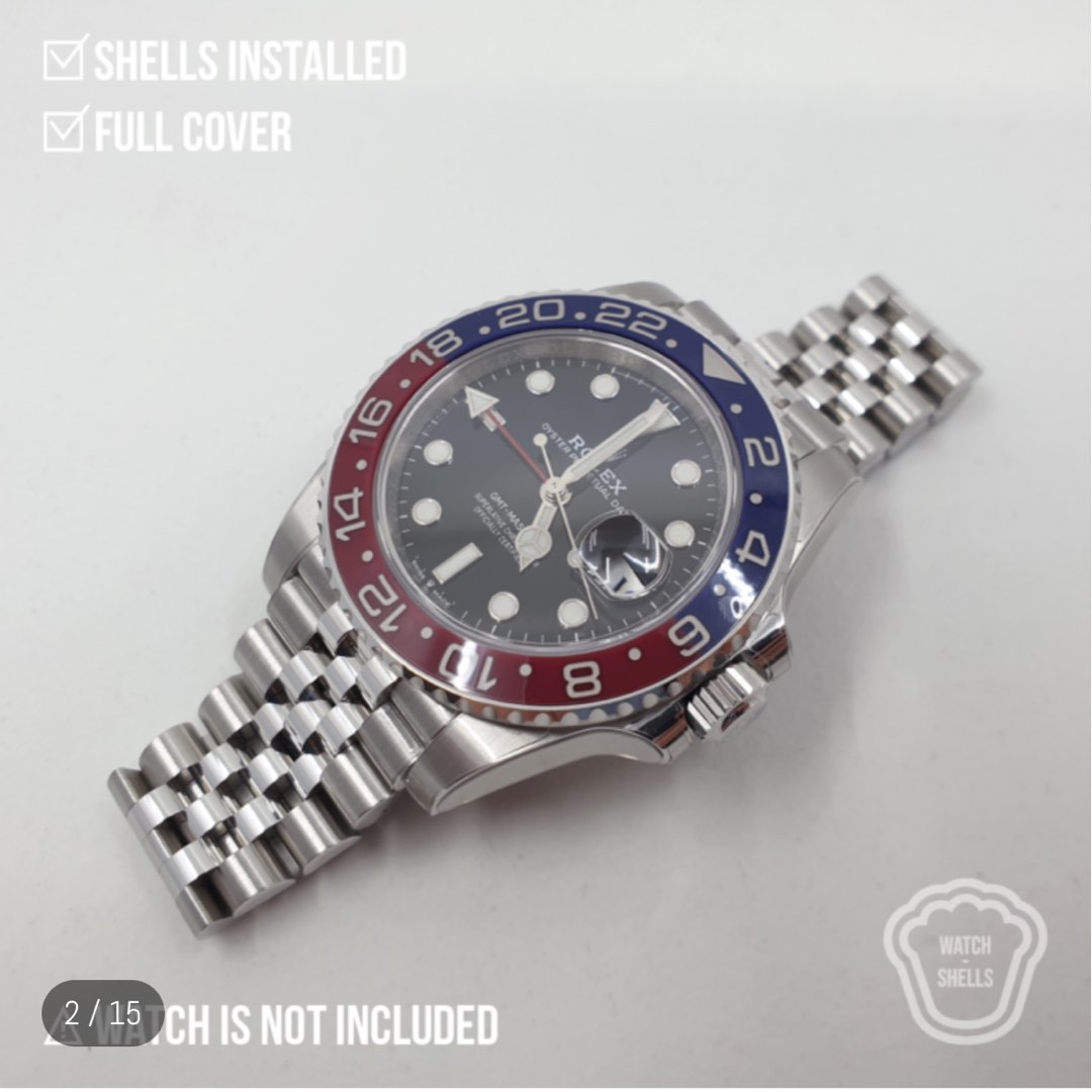Watchshells Rolex protection film premium full package for GMT Master ...