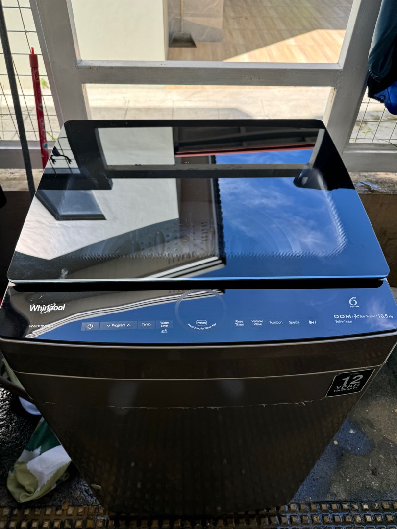 Whirpool Washing Machine 10.5KG, TV & Home Appliances, Washing Machines ...