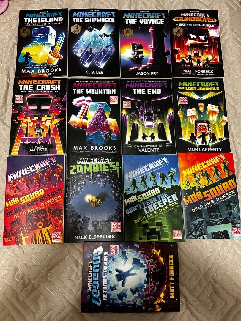 13 books Minecraft, Hobbies & Toys, Books & Magazines, Children's Books ...
