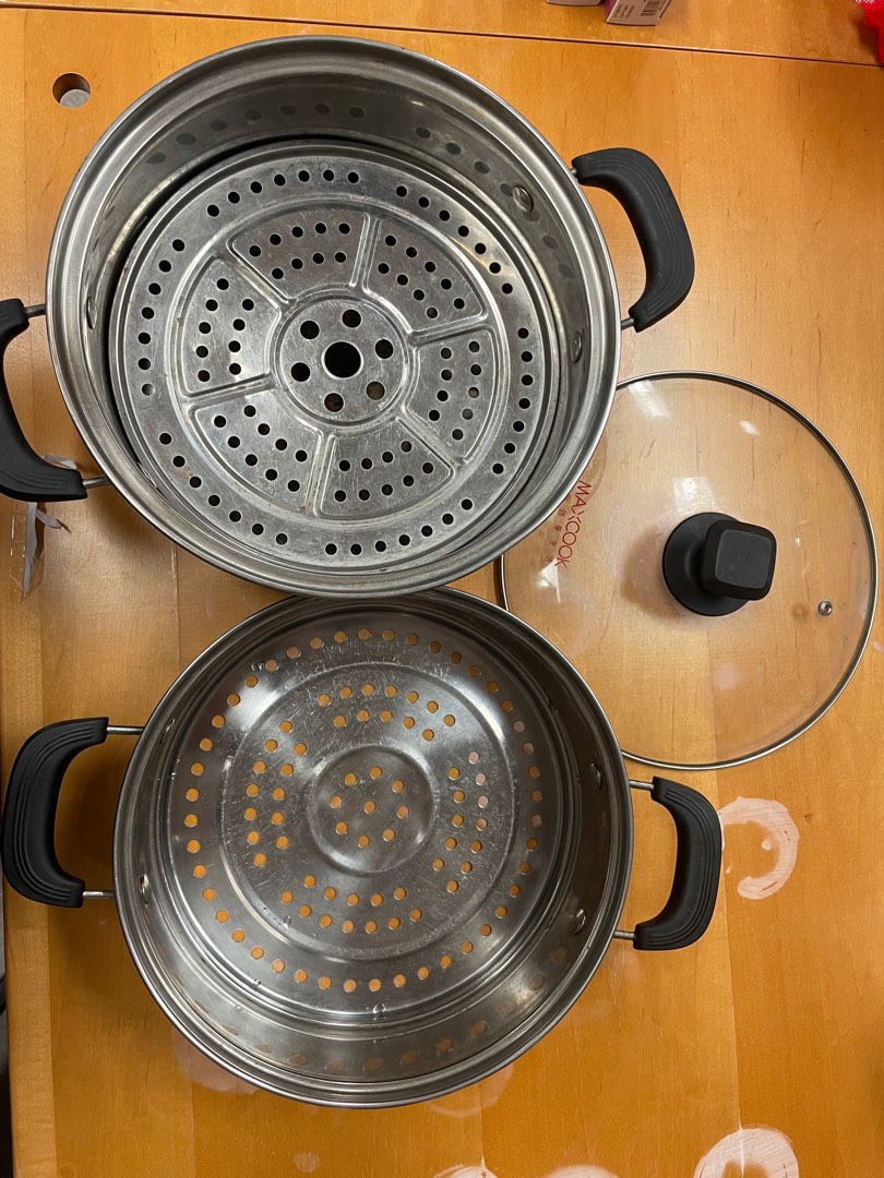 2-layer steamer 雙層蒸鍋 26cm, 家庭電器, 廚房電器, 其他廚具 - Carousell
