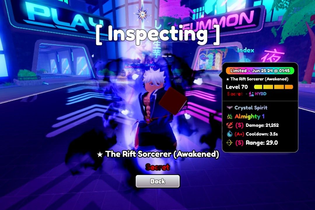 $55 Almighty Gojo (Evolved) / The Rift Sorcerer (Awakened) | Anime ...