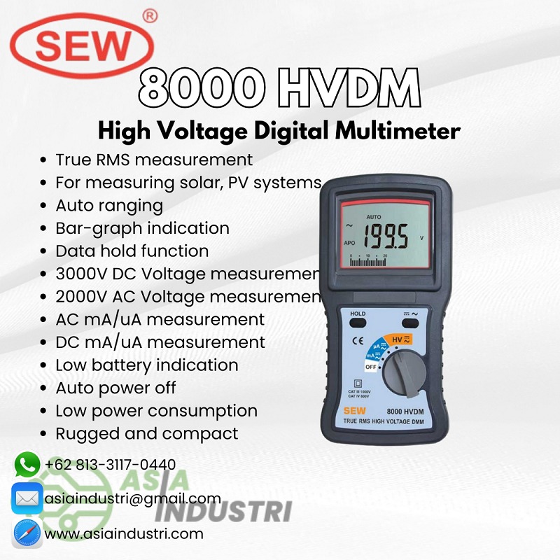 8000 HVDM - SEW High Voltage Digital Multimeter, Elektronik, Lainnya di ...