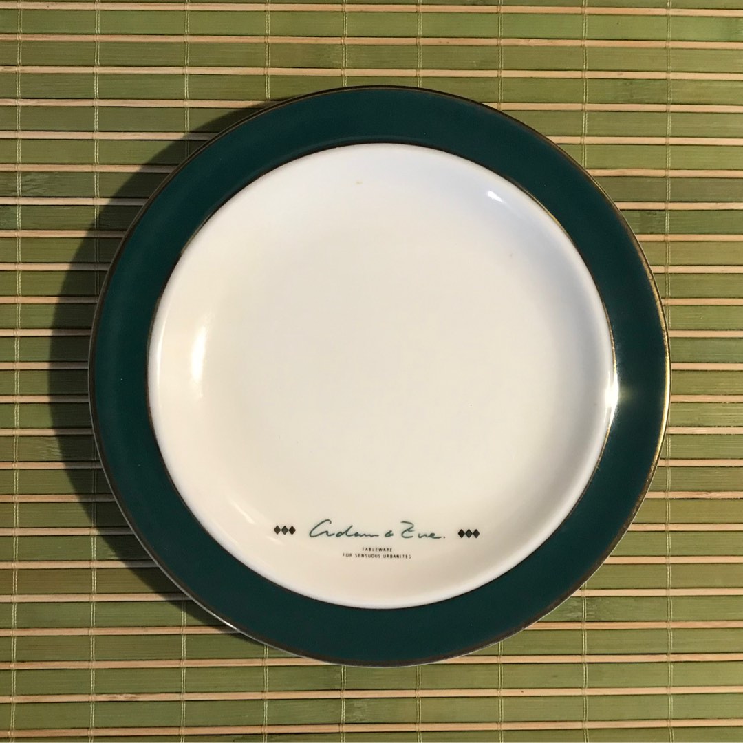 Adam & Eve side plate, Furniture & Home Living, Kitchenware & Tableware ...
