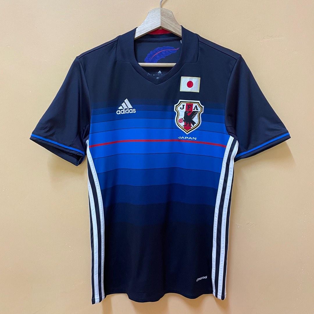 Adidas Japan JFA jersey saiz S, Men's Fashion, Activewear on Carousell