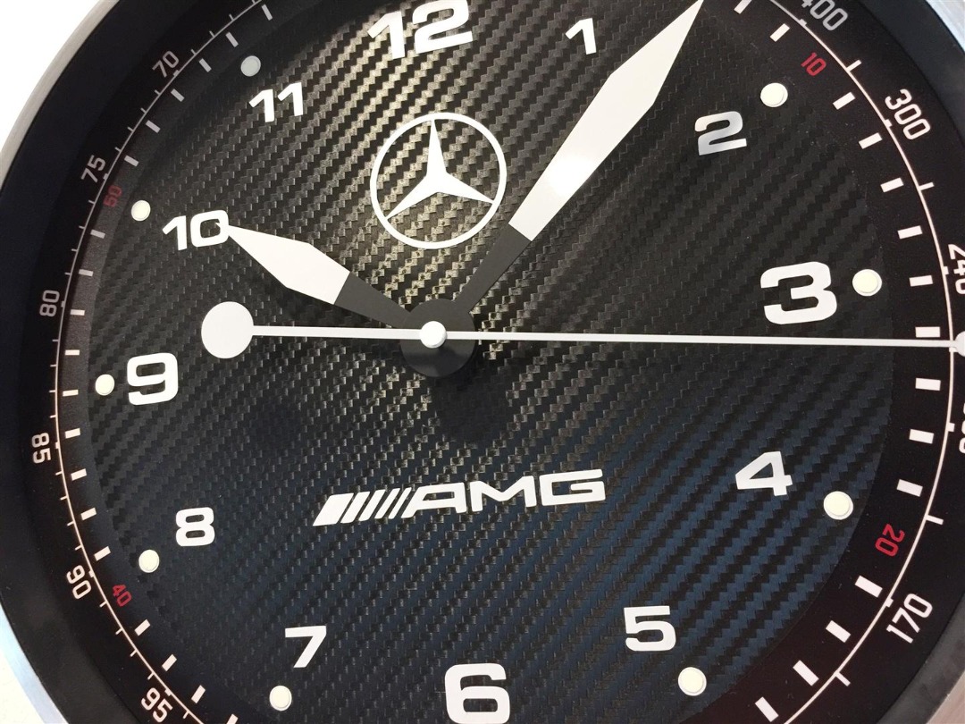 AMG Mercedes Benz Wall Clock - Carbon Fiber Souvenir Home Clock ...