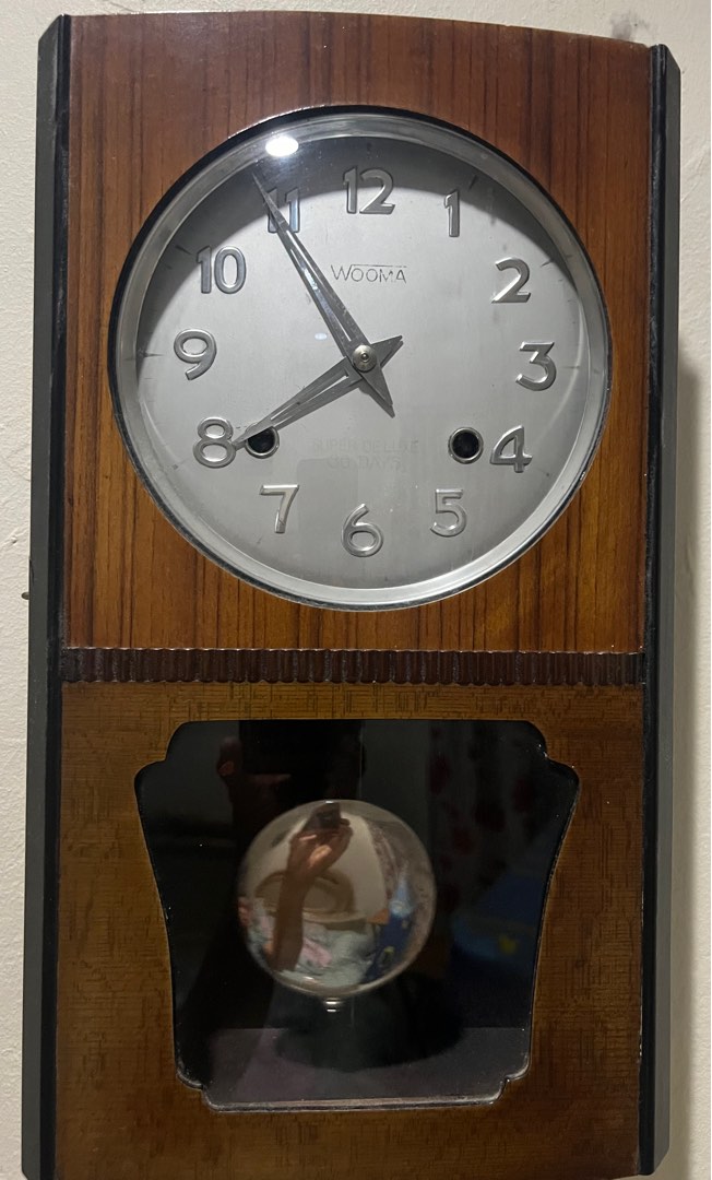 Antique Wooma Super Delux 30 Days Automatic, Furniture & Home Living ...