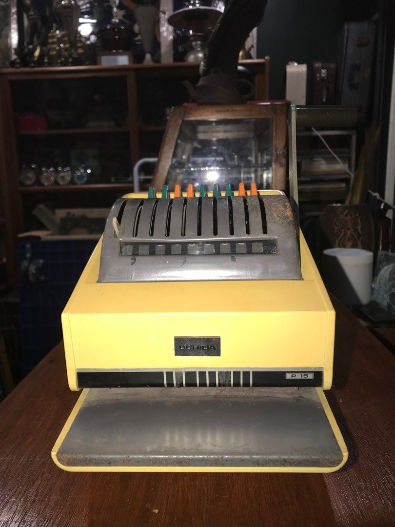 Antique/Vintage Mesin Cheque, Everything Else, Others on Carousell