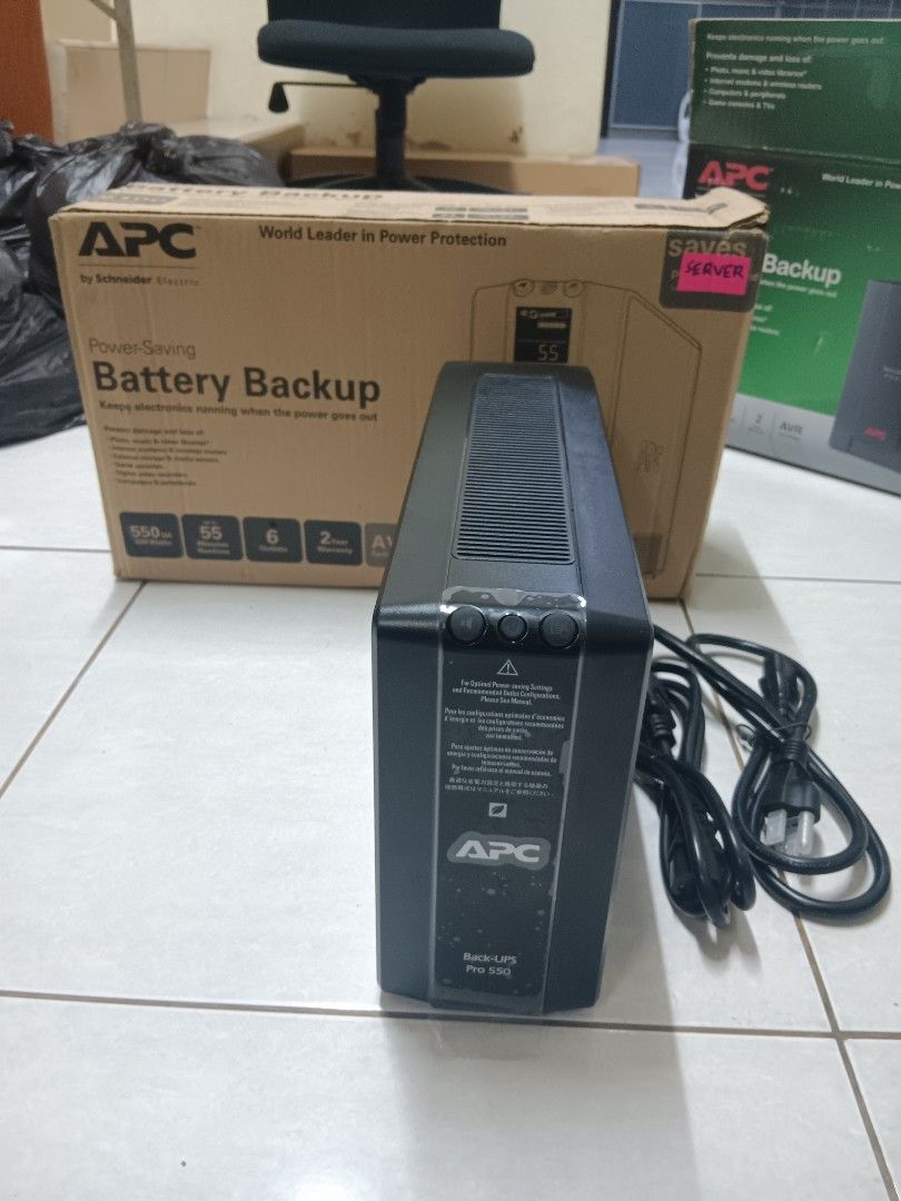APC Back UPS Pro 550, Computers & Tech, Parts & Accessories, Networking on Carousell