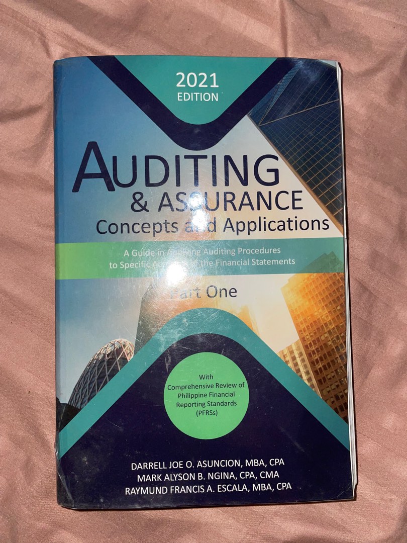 Auditing And Assurance Principle Asuncion Ngina Escala Part One And Part 2 2021 Edition
