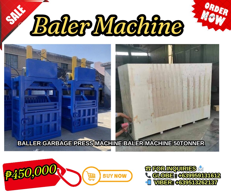 Baler Garbage Press Machine Baler Machine 50Tonner, Commercial ...