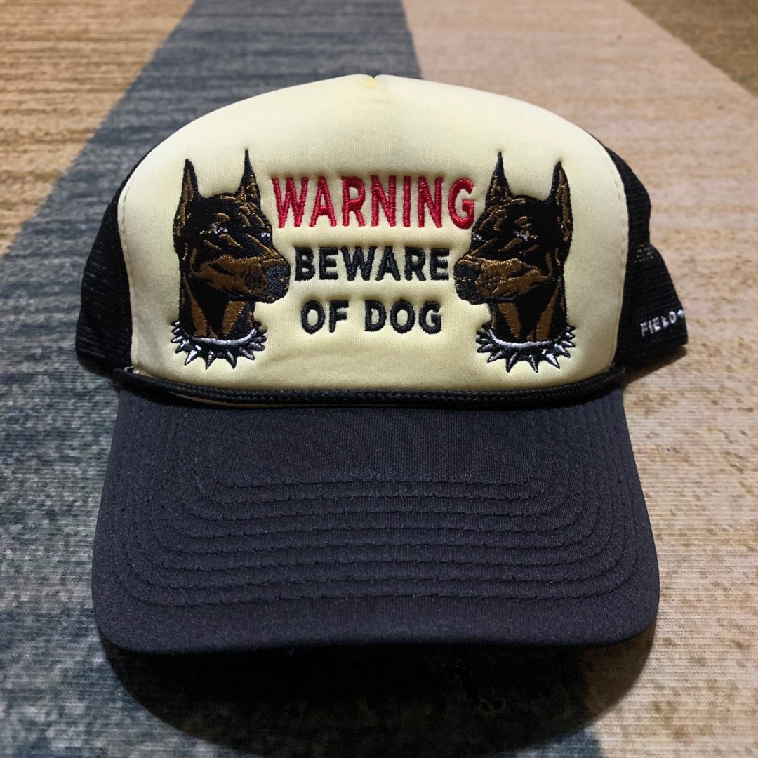 beware of dog trucker cap, Men's Fashion, Watches & Accessories, Caps ...