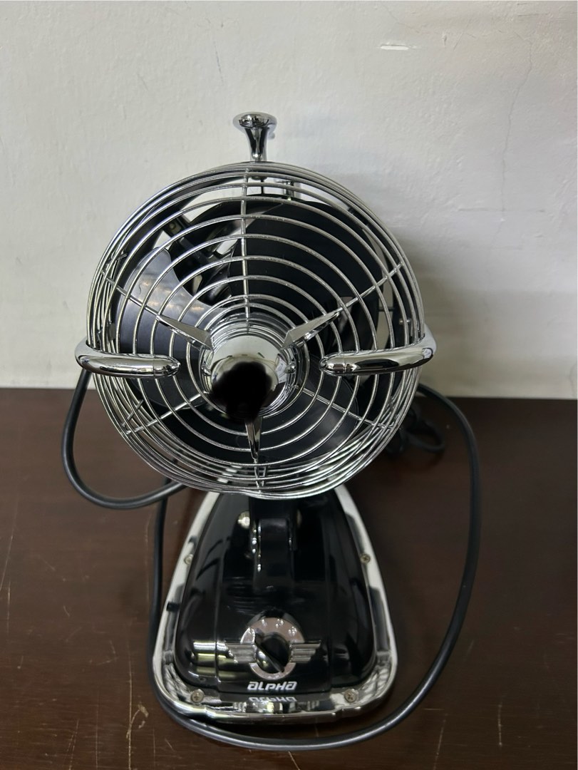 Black Alpha Stand Fan, Furniture & Home Living, Lighting & Fans, Fans ...