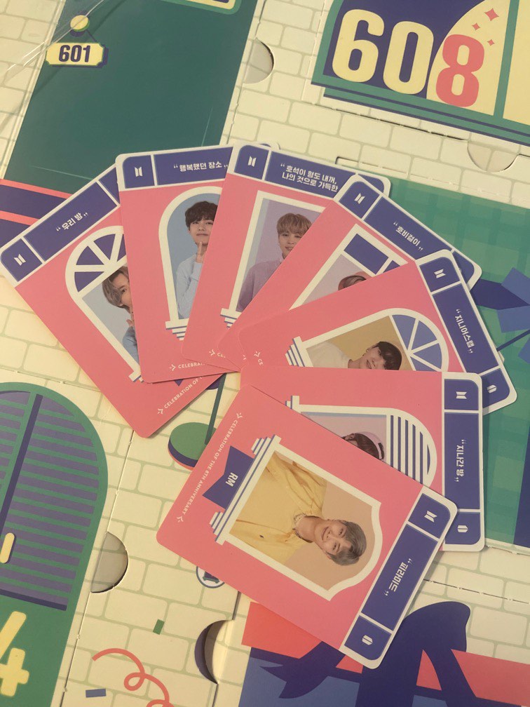 BTS FESTA DDAY CALENDAR MESSAGES CARDS, Hobbies & Toys, Collectibles ...