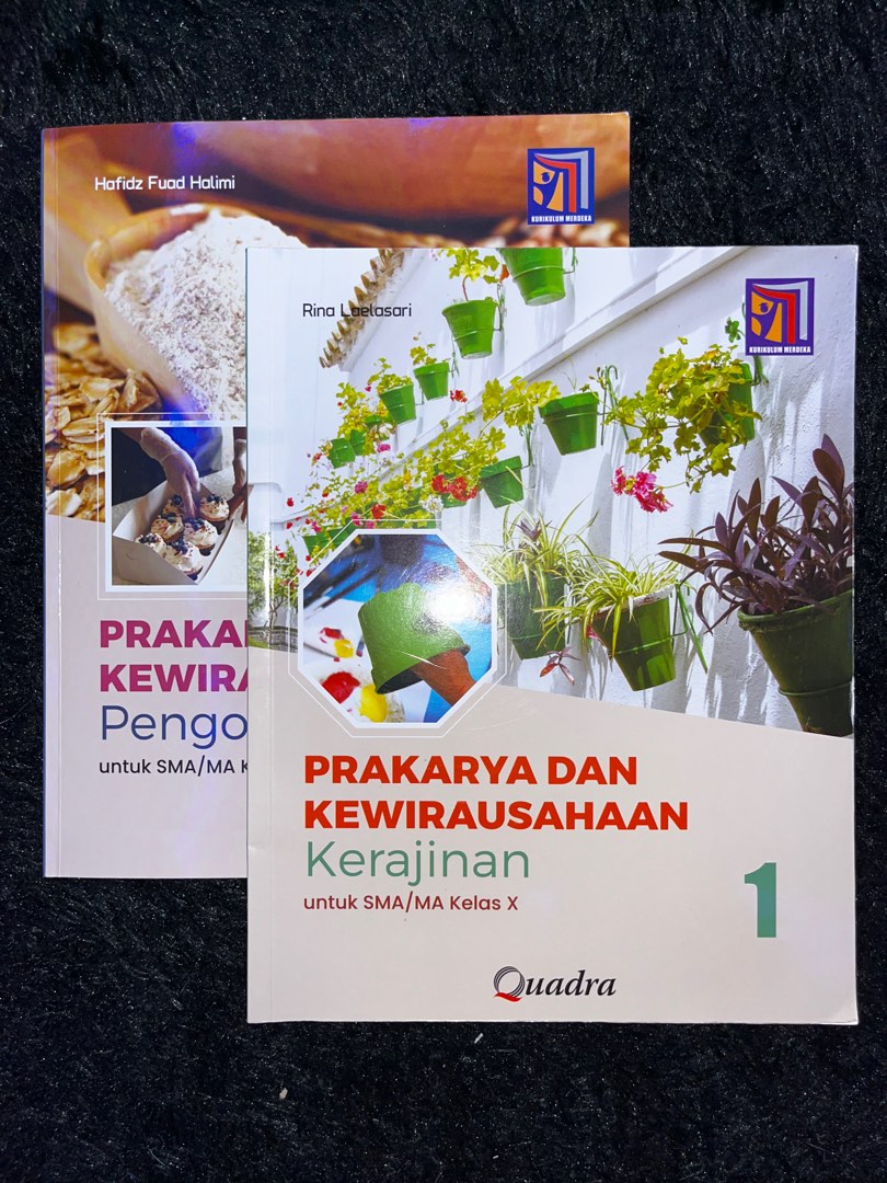 Buku Prakarya dan Kewirausahaan Pengolahan dan Kerajinan 1, Buku & Alat Tulis, Buku Pelajaran di ...