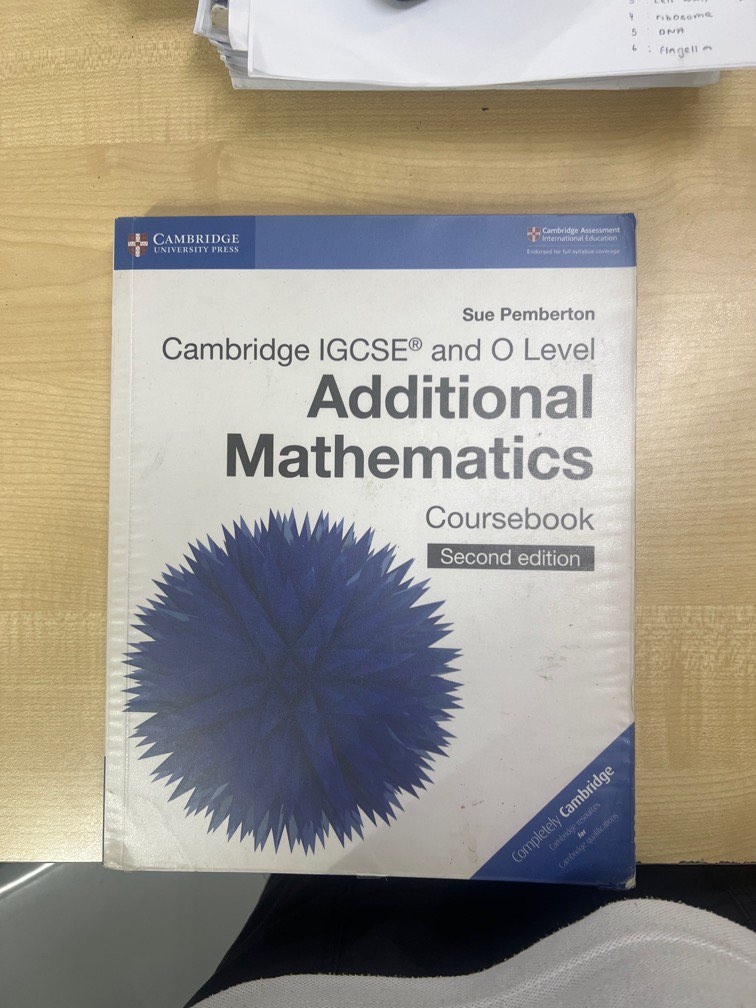 cambridge igcse o level additional mathematics coursebook second edition sue pemberton, Hobbies ...