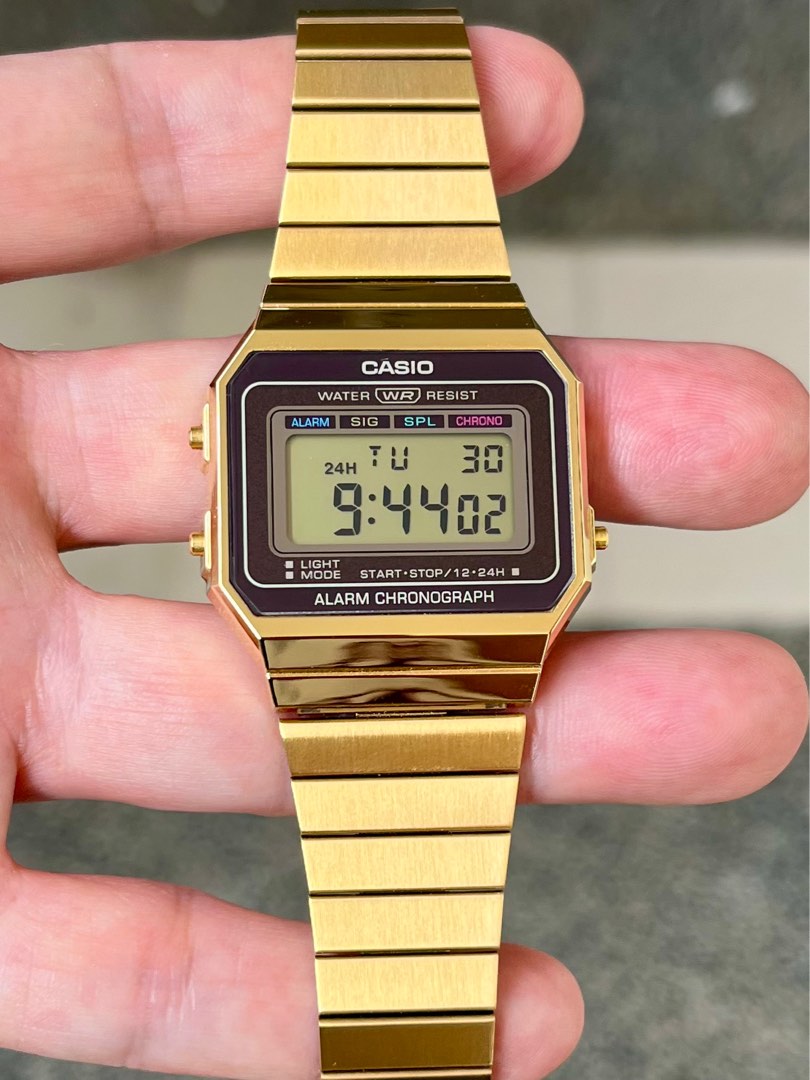 Casio A700WG-9ADF Digital Watch, Men's Fashion, Watches & Accessories ...