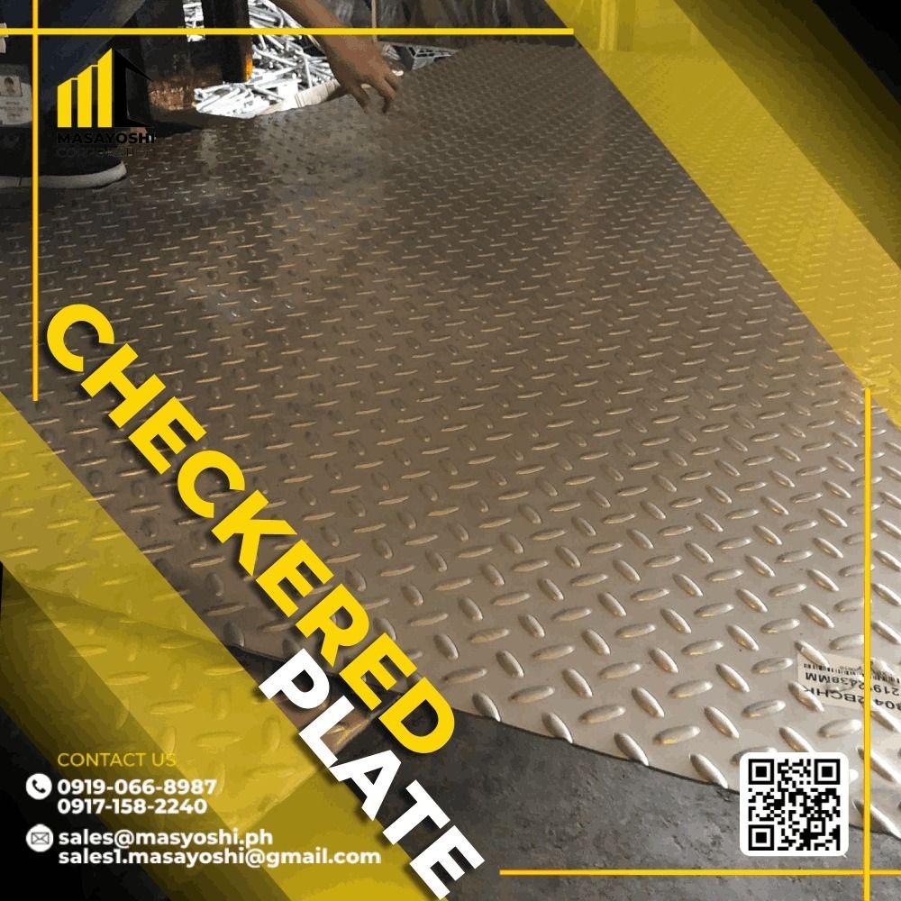 CHECKERED PLATE 1/8 3.0,MS Plate, Anchor Bolt, Channel Bar, Angle Bar ...