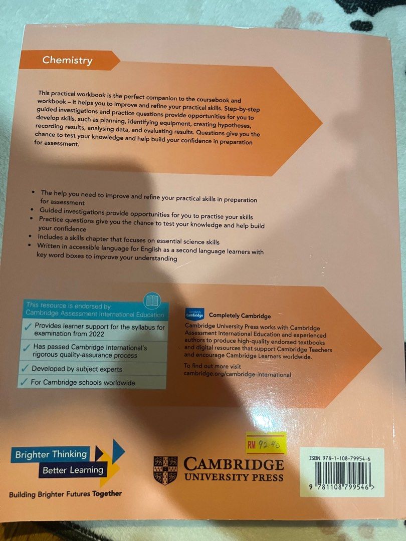 Chemistry Practical Workbook for Cambridge International AS and A Level ...