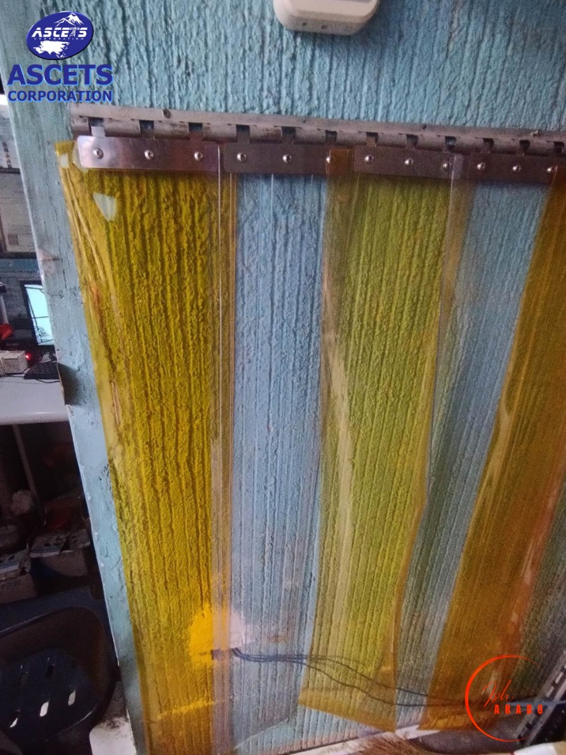 CLEAR OR YELLOW PVC PLASTIC CURTAIN FOR REEFER VAN, Commercial ...