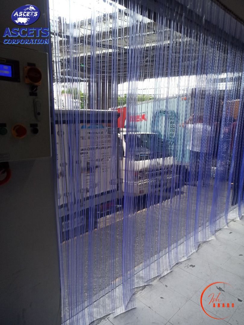 CLEAR OR YELLOW PVC PLASTIC CURTAIN FOR REEFER VAN, Commercial ...