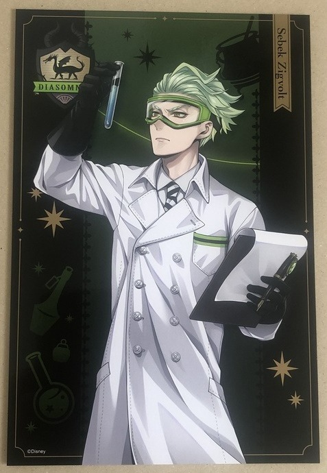 Disney Twisted Wonderland Postcard Alchemy - Diasomnia - SEBEK ZIGVOLT ...