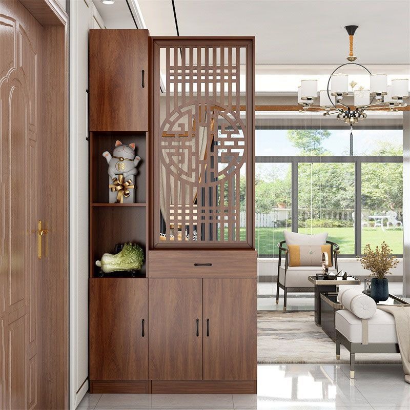 Entering The Door Living Room Console Table Partition Cabinet New Chinese Style Storage Rack