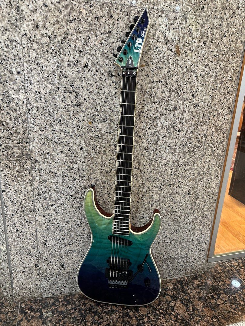 ESP LTD Deluxe MH-1000 Guitar, Hobbies & Toys, Music & Media, Musical ...