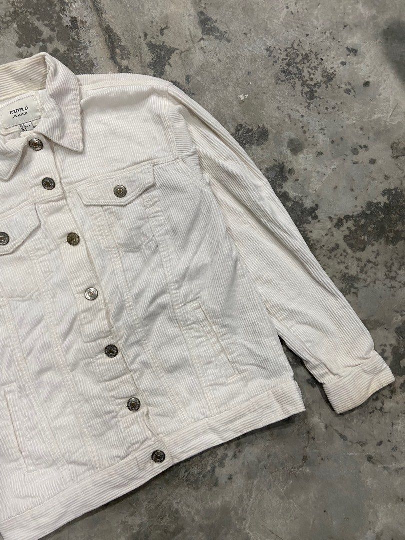 Buy FOREVER original 21 Cropped Corduroy Trucker