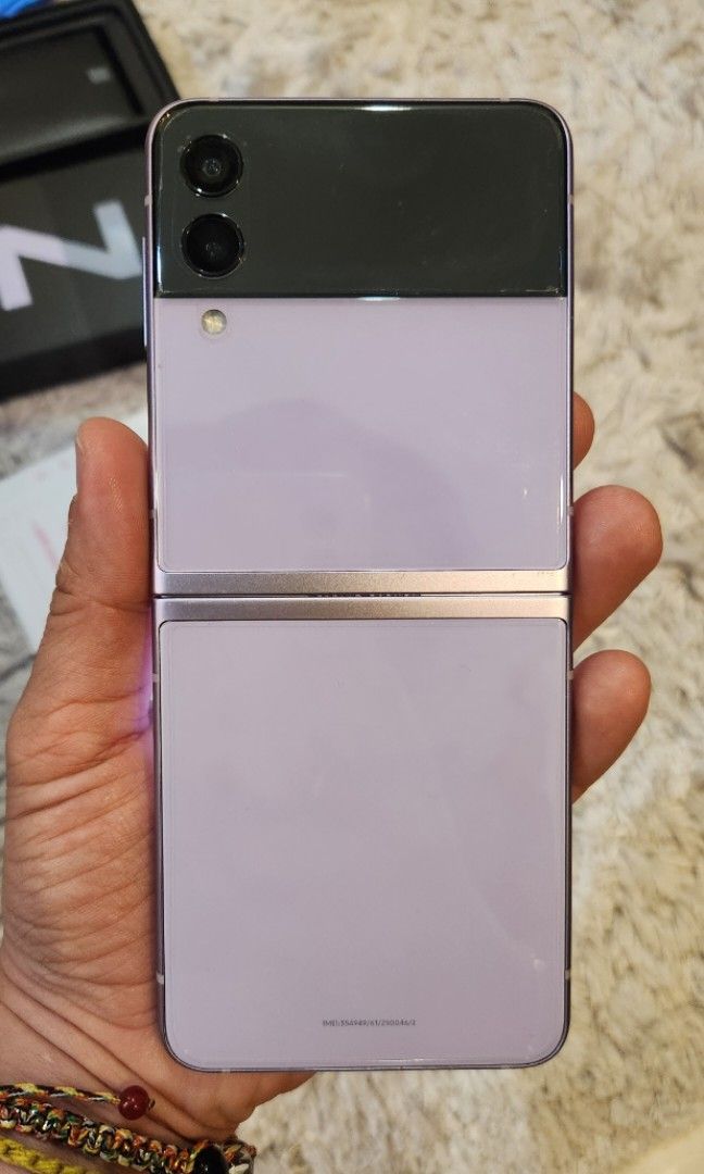 Galaxy Z Flip 3 256GB Lavender, Mobile Phones & Gadgets, Mobile Phones ...