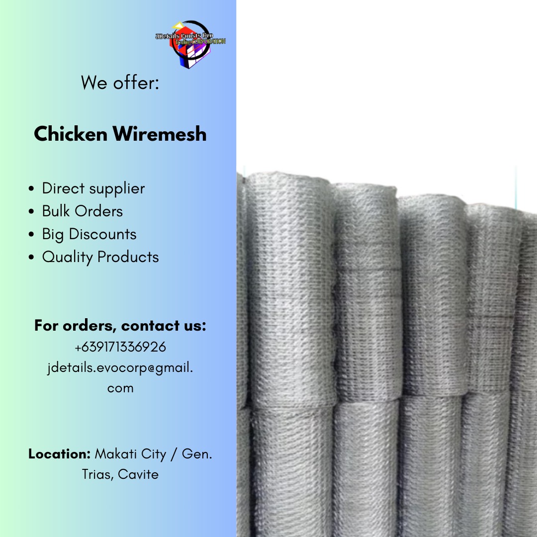 Galvanized Chicken Wiremesh, Commercial & Industrial, Construction ...