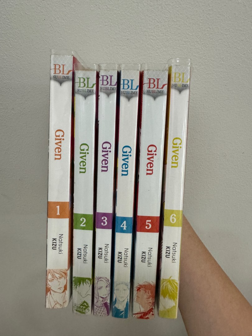 Given Manga Volume 1-6, Hobbies & Toys, Books & Magazines, Comics ...