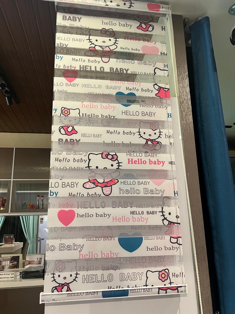 Hello Kitty Blind, Furniture & Home Living, Home Decor, Curtains ...