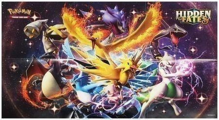 Hidden Fates Shiny Shining Poster Charizard Metagross Moltres Articuno ...