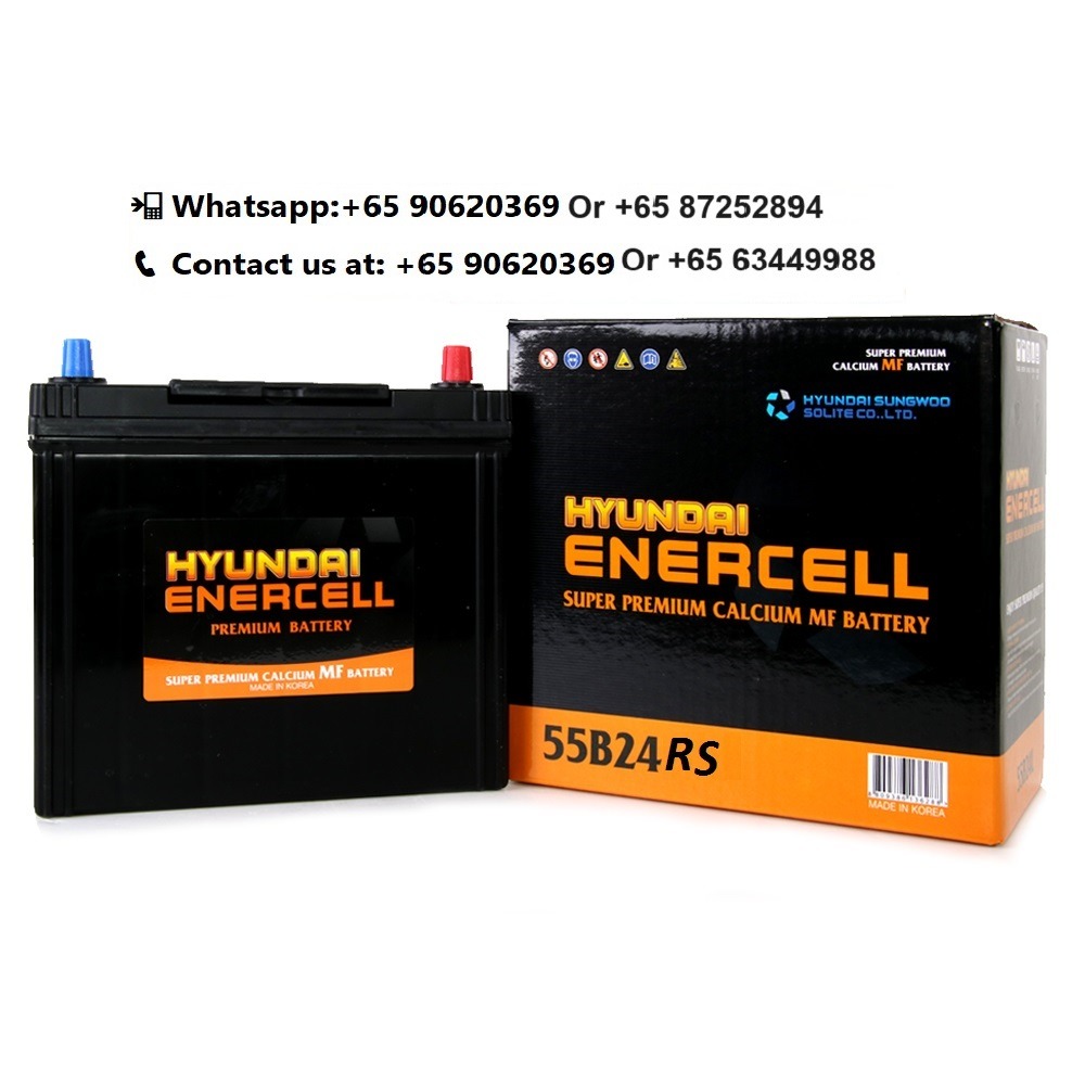 Hyudari Enercell Battery 55B24RS (45AH) Maintenance Free Car Battery ...
