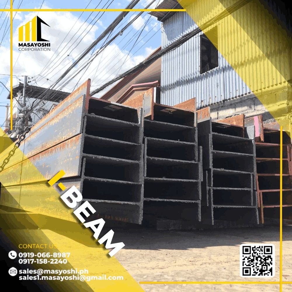 I BEAM, WIDE FLANGE 6 X 4 9# 6MTRS, Ibeam, Angle Bar, Cyclone Wire ...