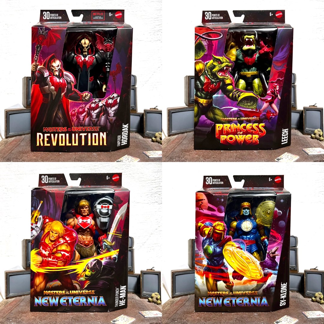[In hand - Single/ Set of 4] Mattel Masters of the Universe MOTU ...