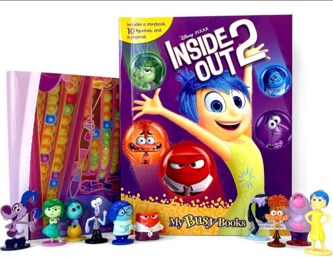 INSIDE OUT 2大電影大電影（故事書套裝＊人物全10種）～, 兒童＆孕婦用品, 嬰兒玩具 - Carousell