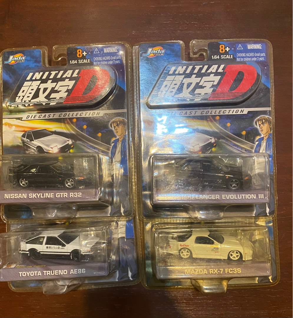 JADA TOYS INITIAL D1:64 SCALE, Hobbies & Toys, Toys & Games on Carousell
